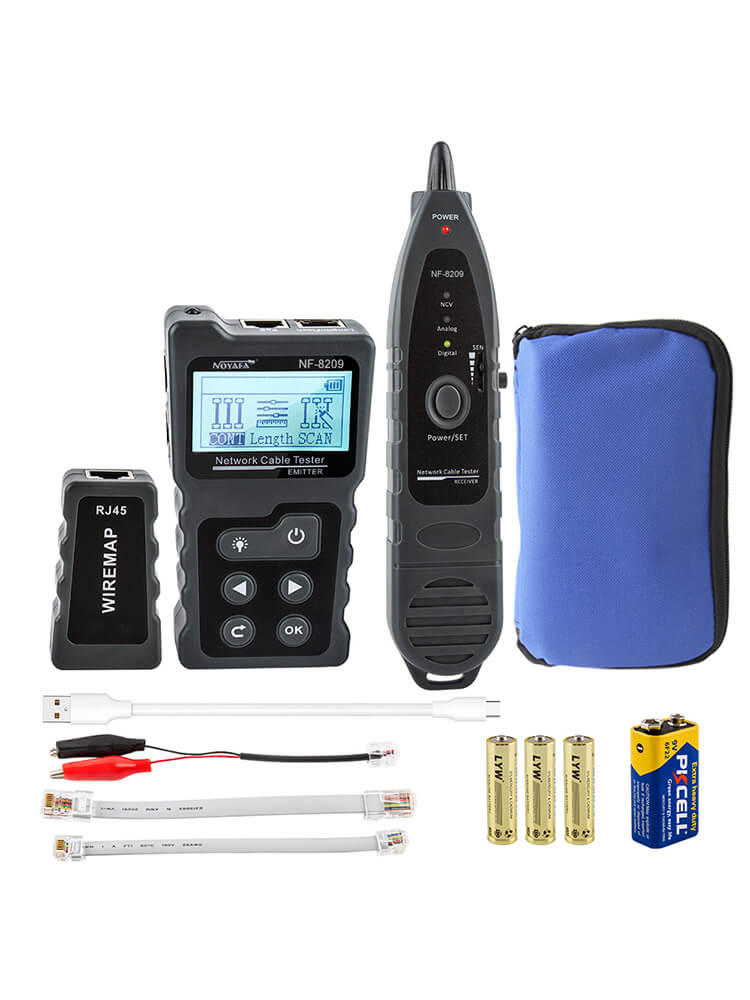Factory Price NOYAFA NF-8209 Advanced Network Cable Tester with Tone ...