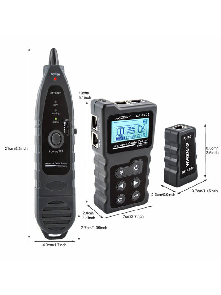 Factory Price NOYAFA NF-8209 Advanced Network Cable Tester with Tone ...