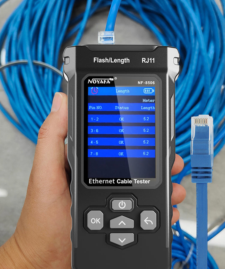[Official] NOYAFA NF-8506 CAT5/CAT6 Cable Tester with PoE/PING Testing ...