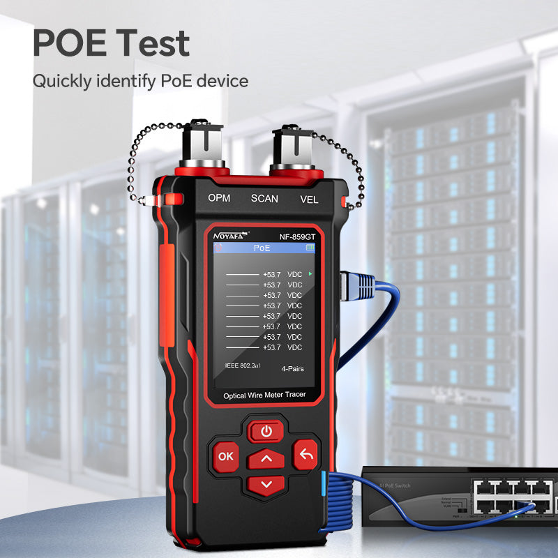 [New Arrival] NOYAFA NF-859GT Ethernet & Fiber Multi Cable Tester with ...