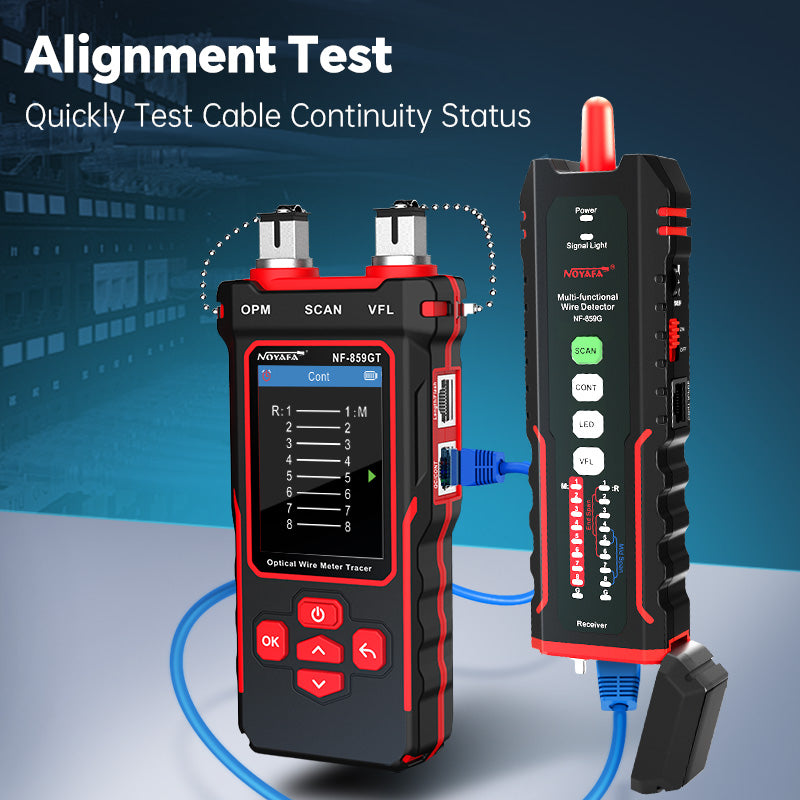 [New Arrival] NOYAFA NF-859GT Ethernet & Fiber Multi Cable Tester with ...