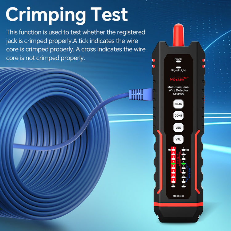 [Official] NOYAFA NF-859GT Ethernet & Fiber Multi Cable Tester with a ...
