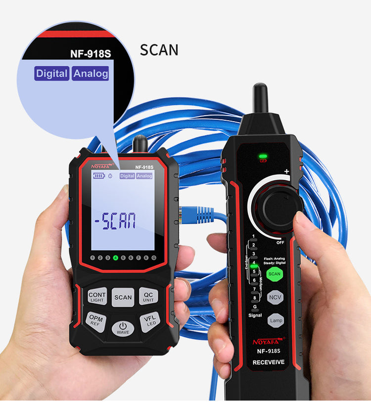 [Official] NOYAFA NF-918S Network Cable Tester with 6 wavelength ...