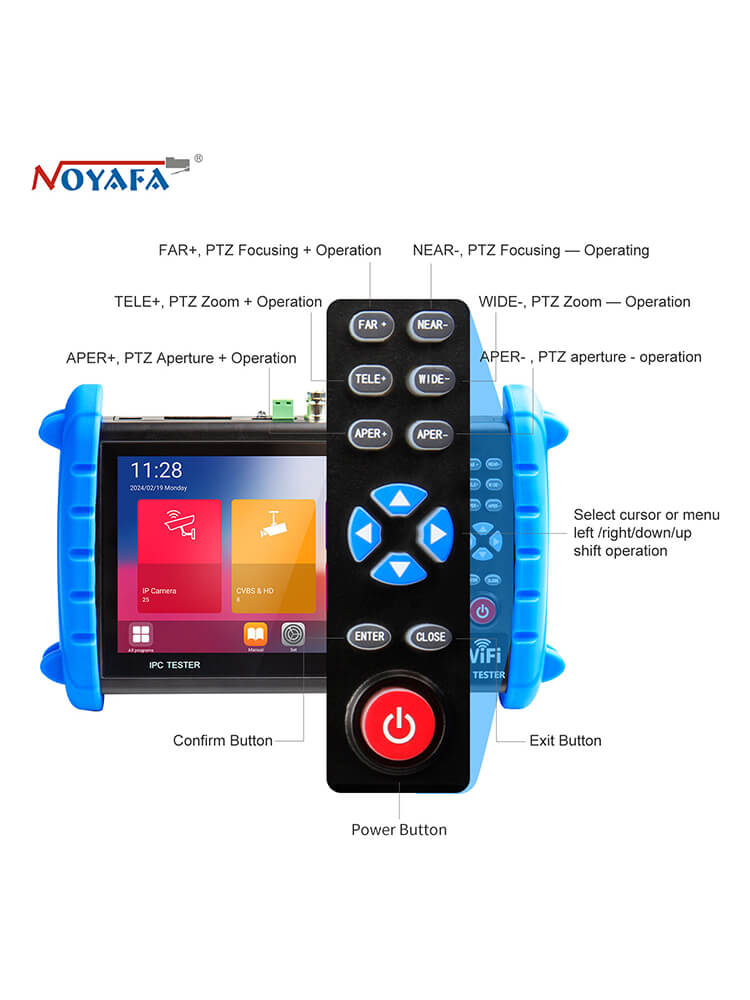 [Official] NOYAFA NF-IPC722 IPC Tester for 720P, 1080P, 4K Cameras ...