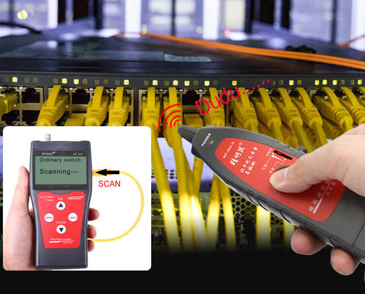 Factory Price NOYAFA NF-300 LCD Cable Tester Support Coax, RJ45, RJ11 ...