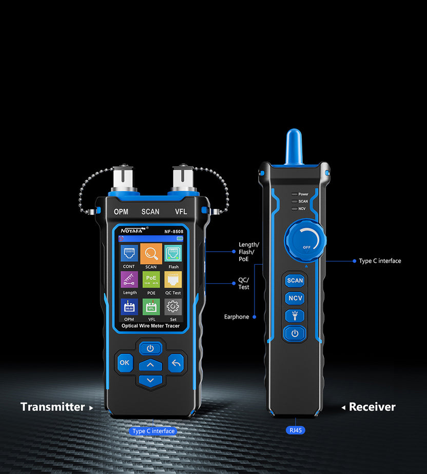 NF-8508 Optical Fiber Meter – NOYAFA (HK) TECHNOLOGY CO., LIMITED