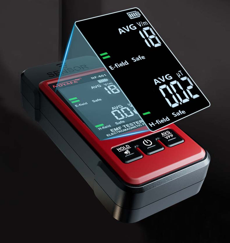 NOYAFA NF-601 Portable Electromagnetic Radiation Detector EMF Tester ...