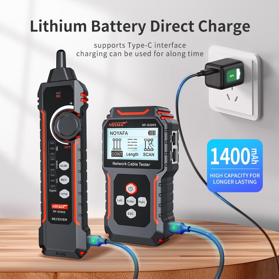 [Official] NOYAFA NF-8209S Network Cable Tracer & Tester with PoE ...