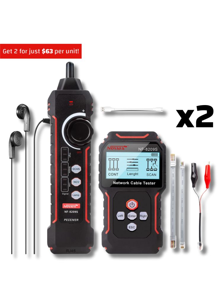 [Official] NOYAFA NF-8209S Network Cable Tracer & Tester with PoE ...