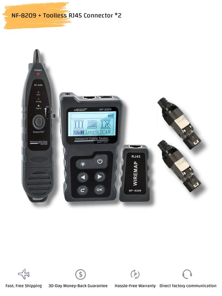 Factory Price NOYAFA NF-8209 Advanced Network Cable Tester with Tone ...