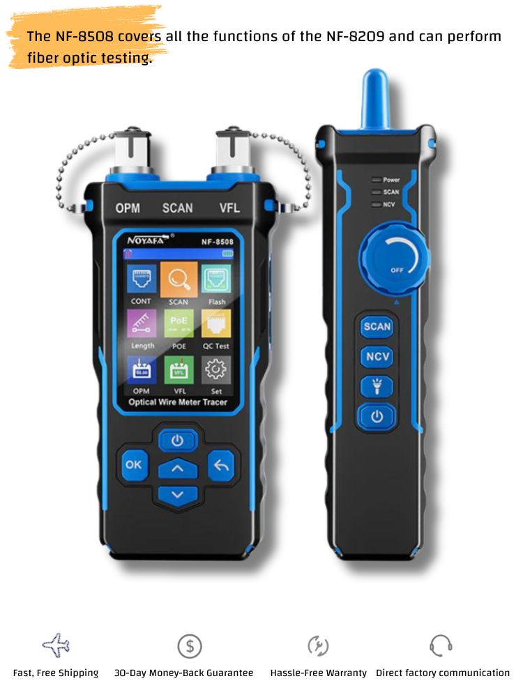 Factory Price NOYAFA NF-8209 Advanced Network Cable Tester with Tone ...